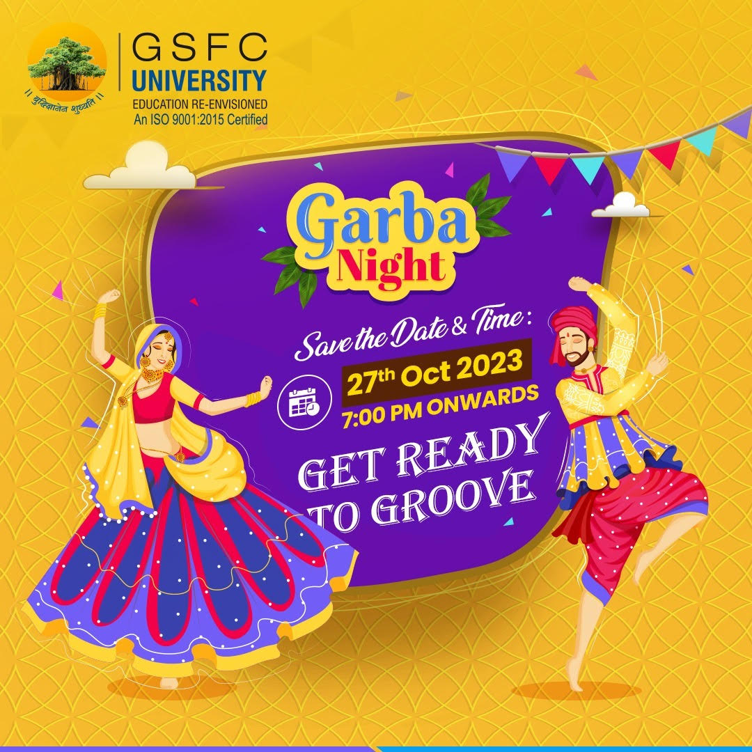 Garba Night (Ratri after Navratri) | GSFC University, Vadodara