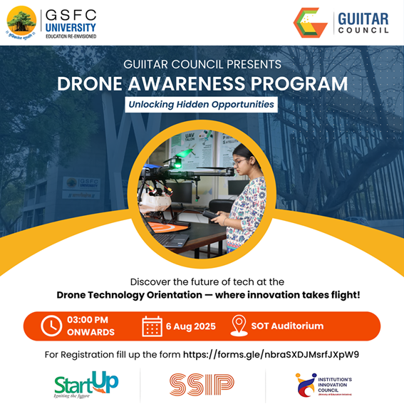 Drone Awareness Program | GSFC University, Vadodara