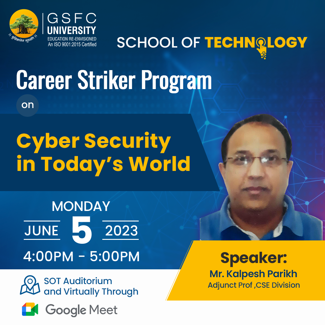 Career Striker 2023 | GSFC University, Vadodara