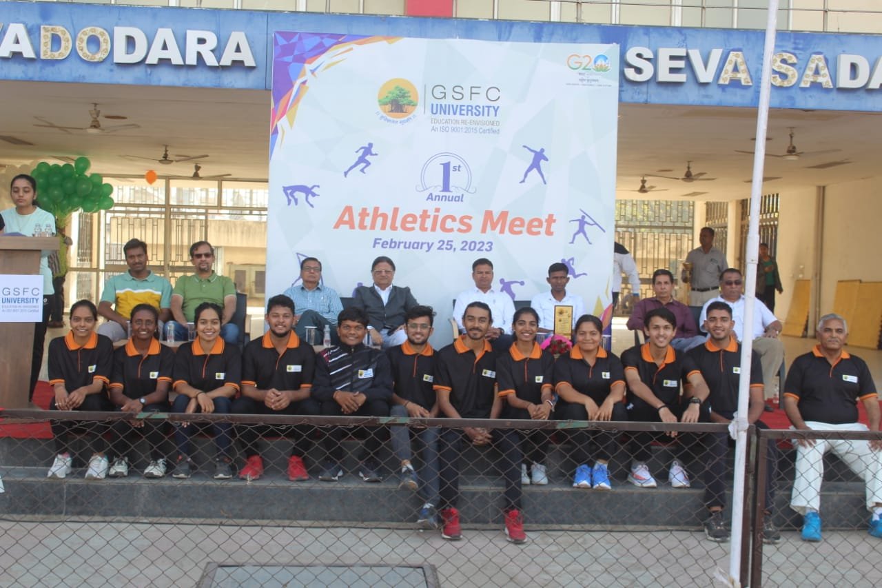 Celebration of 1st Annual Athletic Meet | GSFC University, Vadodara